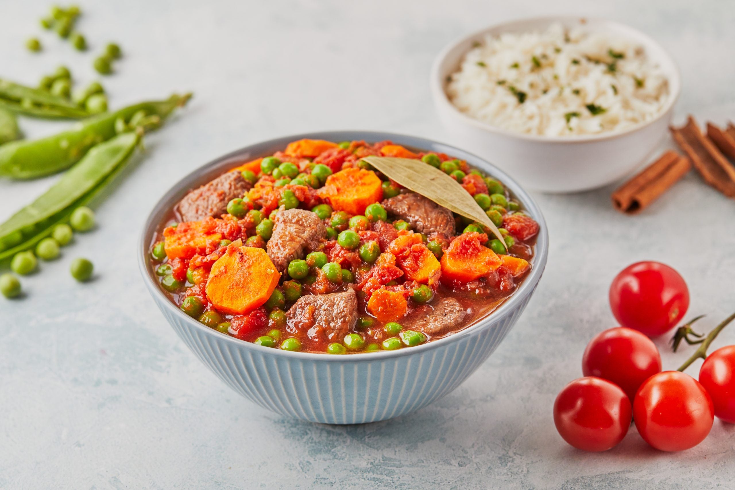 Pea & Lamb Stew with Rice – Sumac