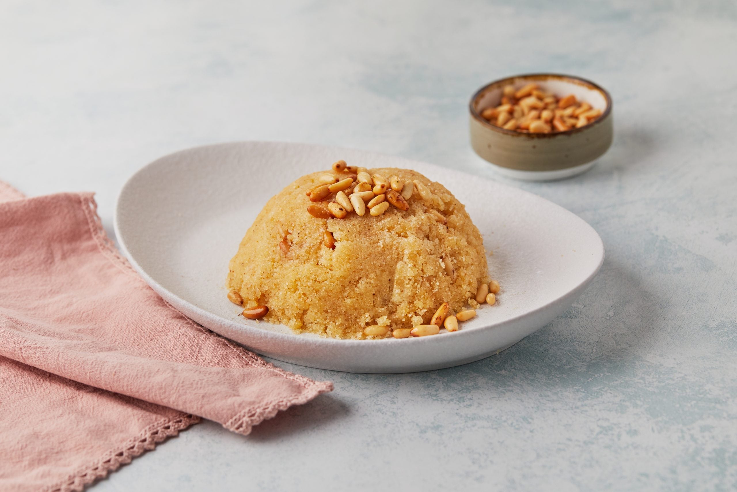 Semolina Dessert (Halaweh bil Smeed) – Sumac